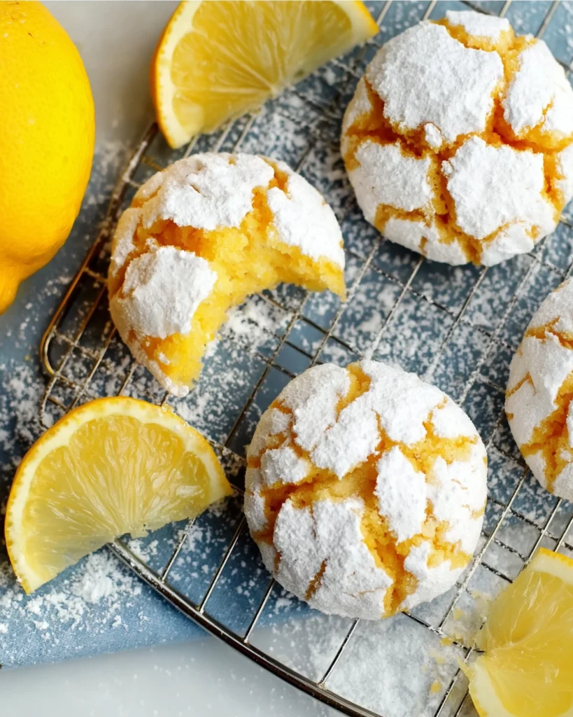 Vegan Lemon Crinkle Cookies – Irresistible 5-Star Recipe