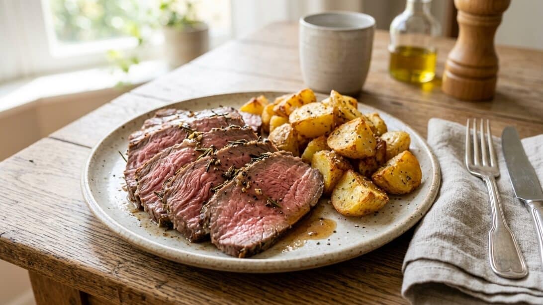 classic roast beef recipe: 1 Simple Step For Juicy Slices